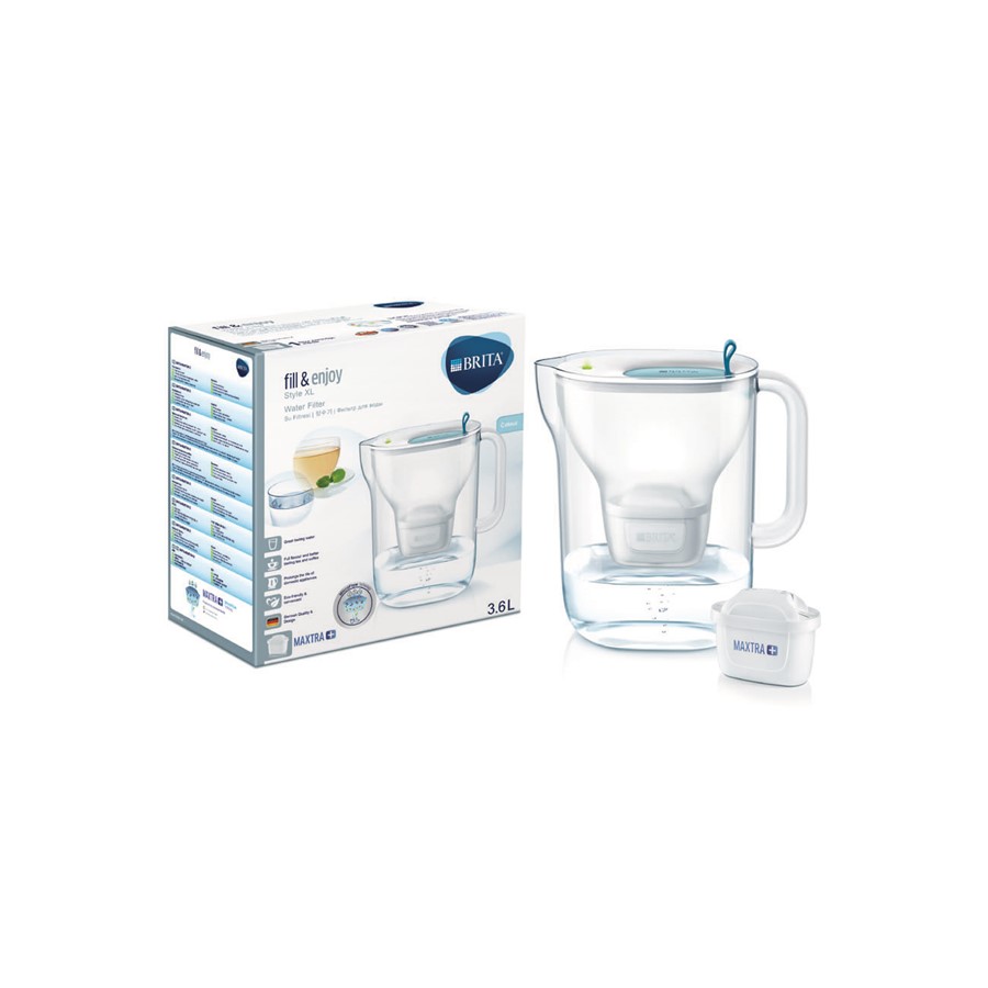 Filtrační konvice Brita Fill & Enjoy Style XL modrá + 1 ks Maxtra Plus ...