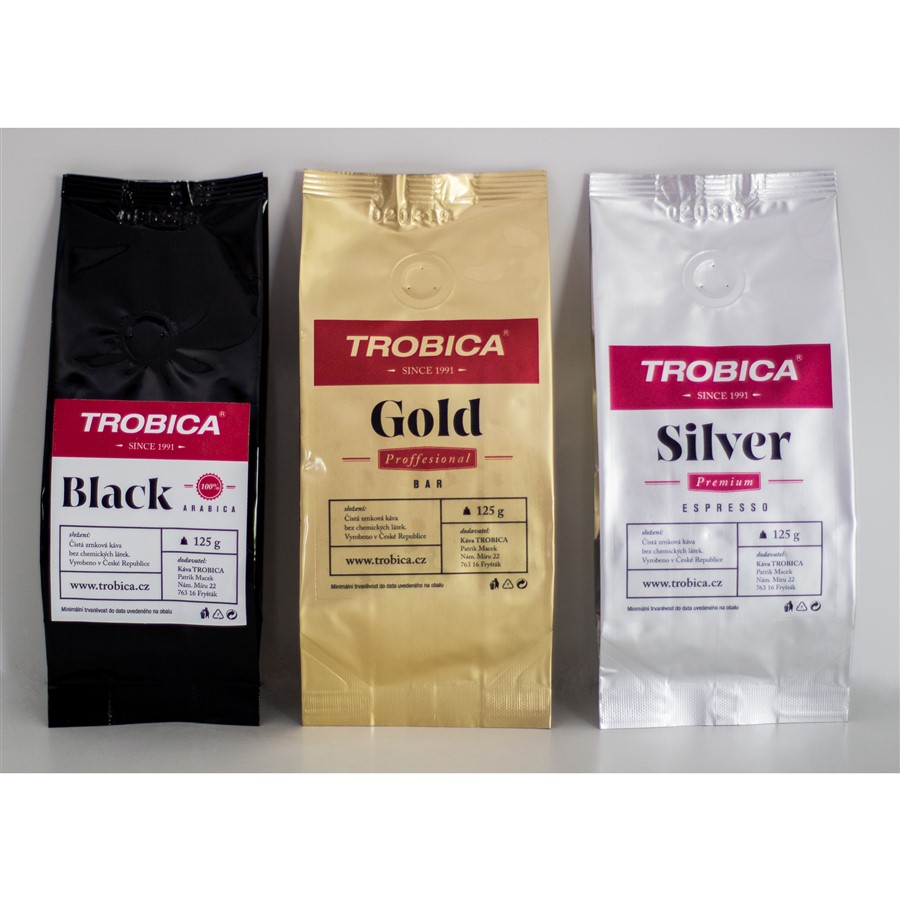 Trobica Silver zrnková káva 125 g | PENEPEX.CZ