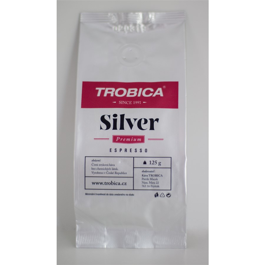Trobica Silver zrnková káva 125 g | PENEPEX.CZ